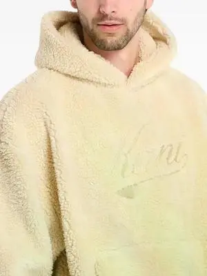 KARL KANI Embroidered Fleece-texture Hoodie