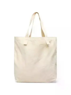 SAMSOE SAMSOE Printed Canvas Tote Bag
