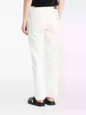 Guess G08 Logo-patch Jeans - White