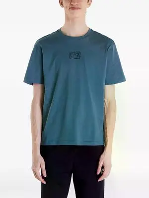 EA7 Logo-patch T-shirt - Blue