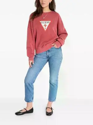 Guess Logo-print Sweatshirt - Red
