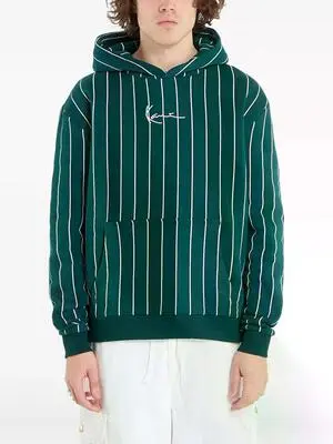 KARL KANI Signature Essential Pinstripe Hoodie