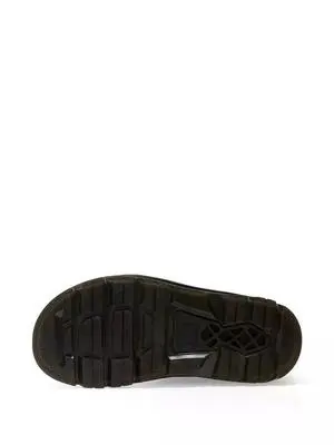 Dr. Martens Zebzag Contrast-stitch Leather Boots - Black