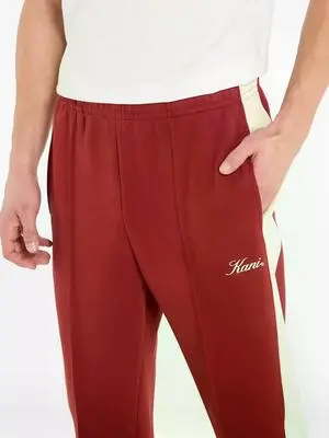 KARL KANI Side-stripe Track Pants - Red