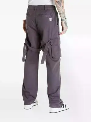 KARL KANI Strap-detail Cargo Pants