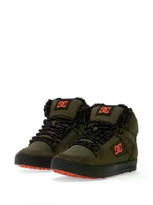 DC SHOES Panelled Lace-up Sneakers - Green