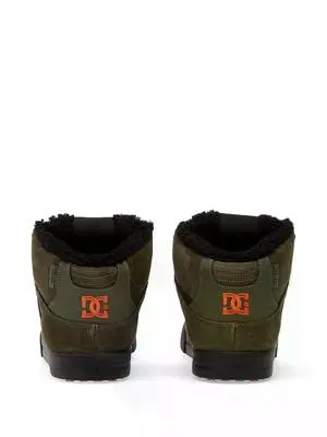 DC SHOES Panelled Lace-up Sneakers - Green