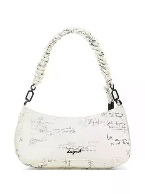 Desigual Script-print Woven Baguette