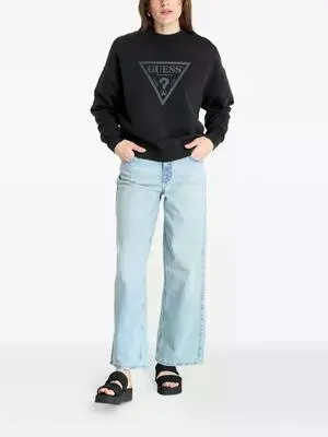 Guess Logo-print Pullover - Black