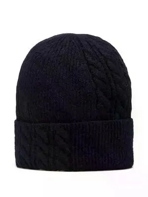 Tommy Hilfiger Cable-knit Beanie - Blue