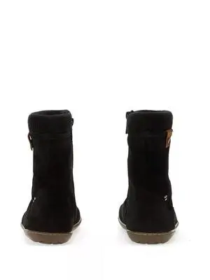 GROUNDIES Iceland Ribbed-detail Suede Boots