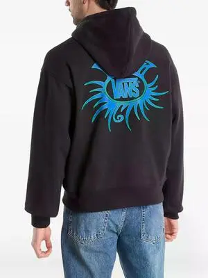 VANS Logo-print Zip-up Hoodie