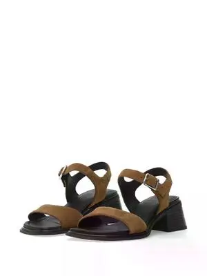 VAGABOND SHOEMAKERS Ines Suede Block-heel Sandals - Brown