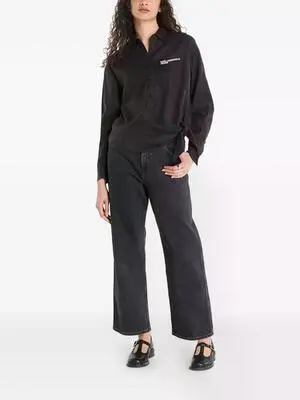 Karl Lagerfeld Logo-print Wrap Shirt