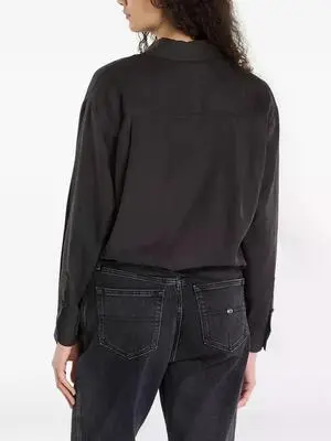 Karl Lagerfeld Logo-print Wrap Shirt