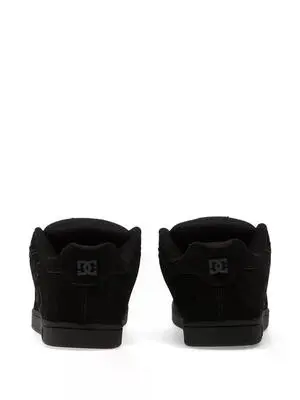 DC SHOES Logo-patch Suede Sneakers - Black