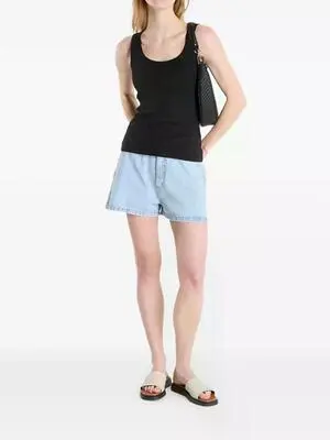 Calvin Klein Ribbed Tank Top With Logo