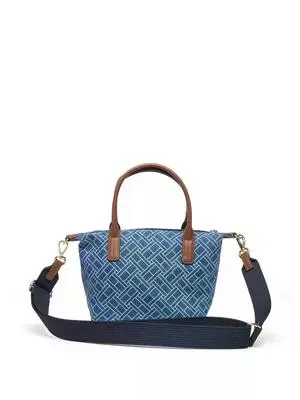 Tommy Hilfiger Denim Geometric-pattern Tote Bag