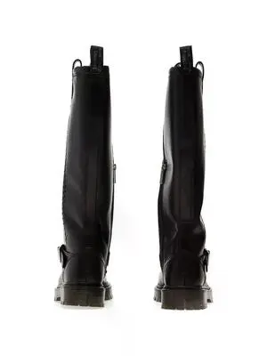 Dr. Martens Anistone Buckle-strap Leather Boots