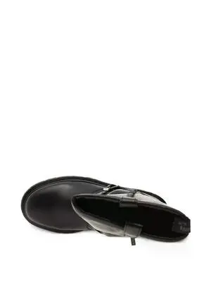 Dr. Martens Anistone Buckle-strap Leather Boots
