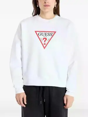 Guess Logo-print Sweater - White