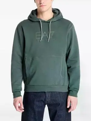EA7 Logo-print Hoodie