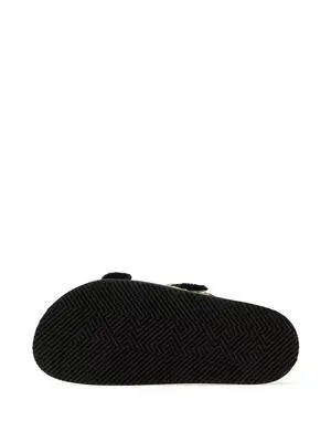 Aldo Woven Whipstitch-trim Slides