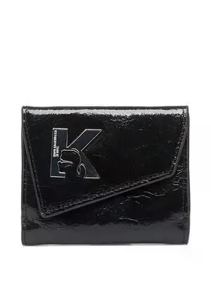 Karl Lagerfeld Silver Tone Wallets For Women