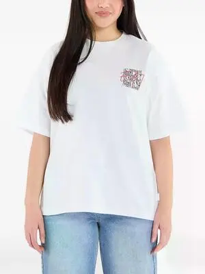 EA7 Logo-print T-shirt - White
