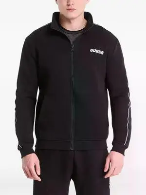 Guess Logo-tape Zip-up Sweatshirt