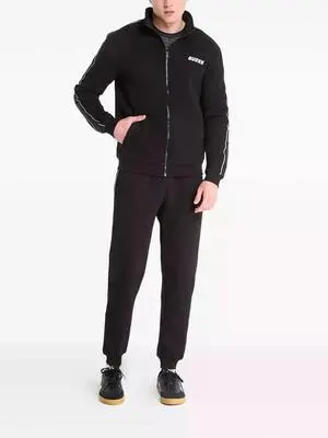 Guess Logo-tape Zip-up Sweatshirt