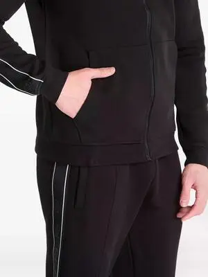 Guess Logo-tape Zip-up Sweatshirt