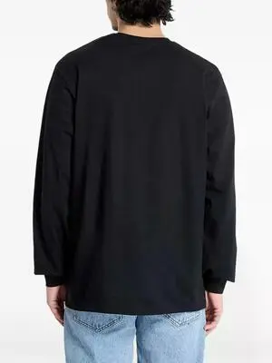 KARL KANI Logo-detail Long-sleeve T-shirt