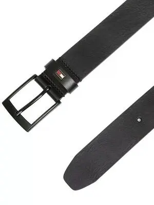 Tommy Hilfiger Logo Plaque Buckled Belt