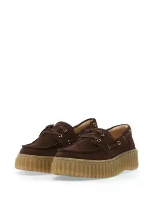 Clarks Torhill Suede Lace-up Boat Shoes