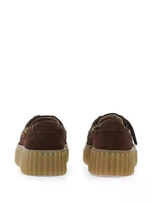 Clarks Torhill Suede Lace-up Boat Shoes
