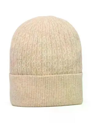 Tommy Hilfiger Cable-knit Beanie - Neutrals