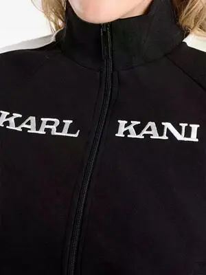 KARL KANI Logo-embroidered Side-stripe Jacket