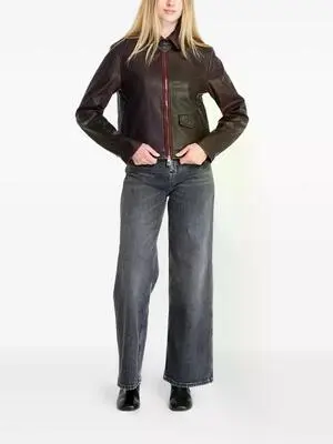 Desigual Distressed Finish High-neck Jacket