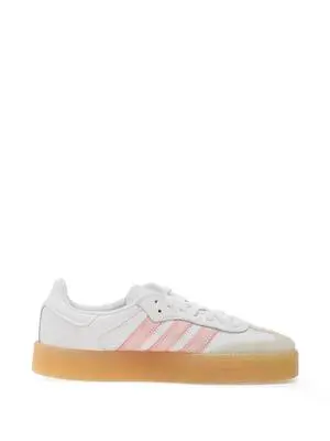 Women's Coated Leather Sneakers