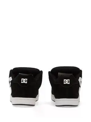 DC SHOES Logo-print Suede Sneakers - Black