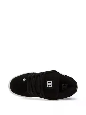 DC SHOES Logo-print Suede Sneakers - Black
