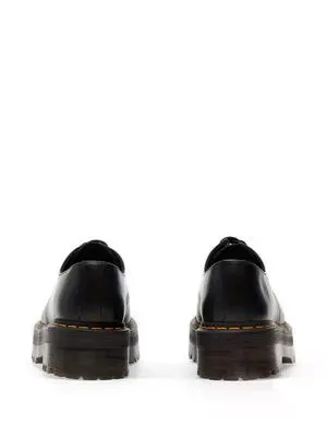Dr. Martens 1461 Quad Platform Leather Derby Shoes - Black
