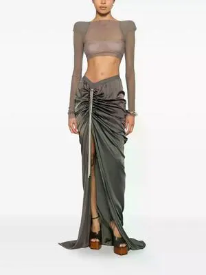 Rick Owens Structured-shoulder Crop Top