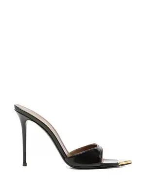 Giuseppe Zanotti Gold Tone Mules Clogs For Women