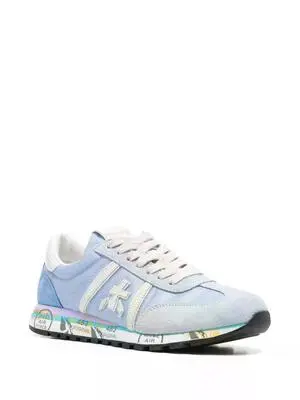 Premiata Lucyd Logo-patch Sneakers - Blue