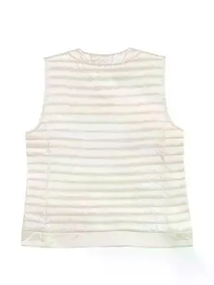 SAVE THE DUCK Quilted Sleeveless Gilet - Neutrals