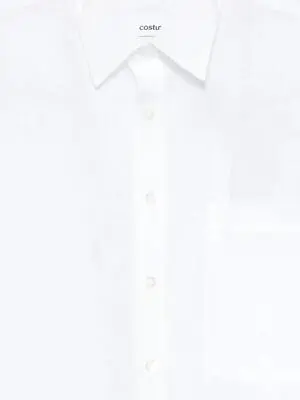 COSTUMEIN Andrea Chest-pocket Shirt - White