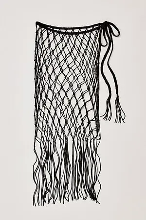 Free People Neptunes Net Sarong - Black