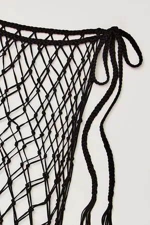 Free People Neptunes Net Sarong - Black